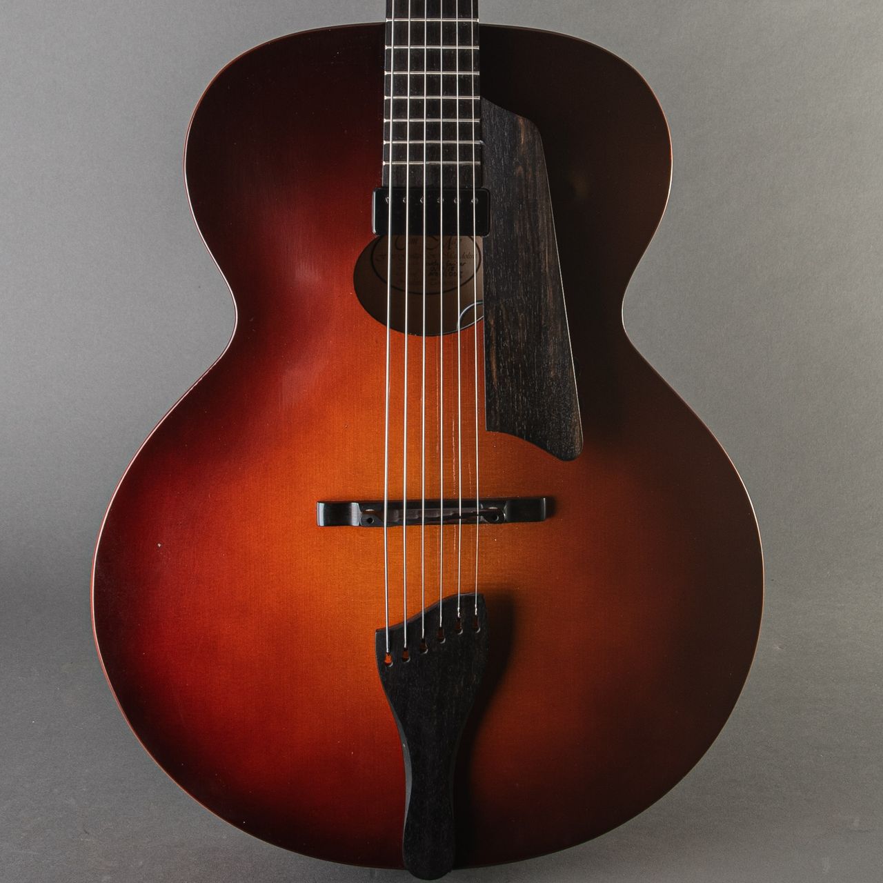 Tim May Oval Hole Archtop 2018, Sunburst | Carter Vintage Guitars