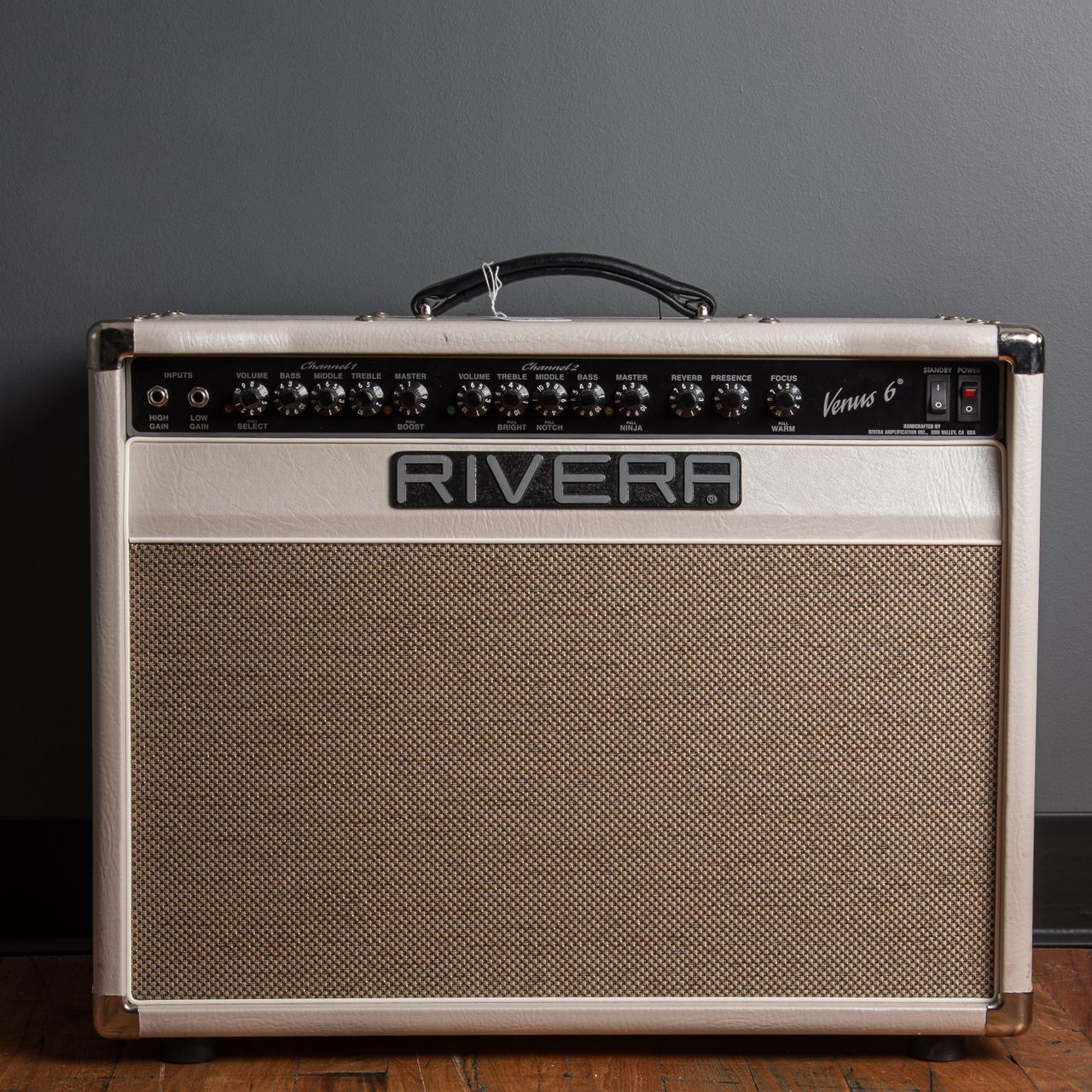 Rivera Venus 6 1x12 Combo 2010, White | Carter Vintage Guitars